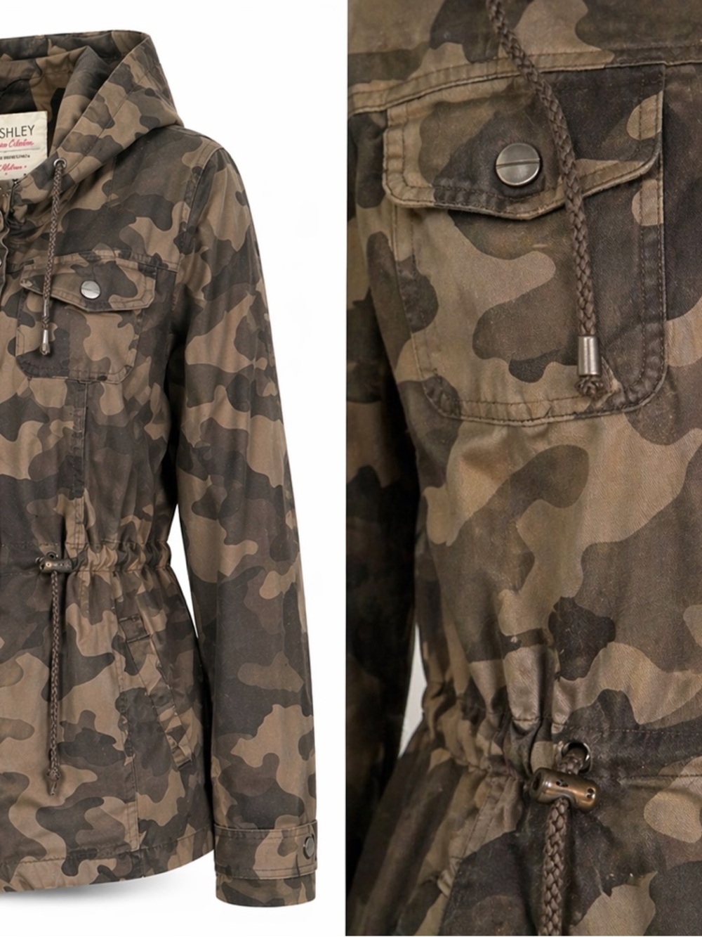 Nordstrom | Jackets & Coats | Camo Utility Lightweight Jacket Hooded ...
